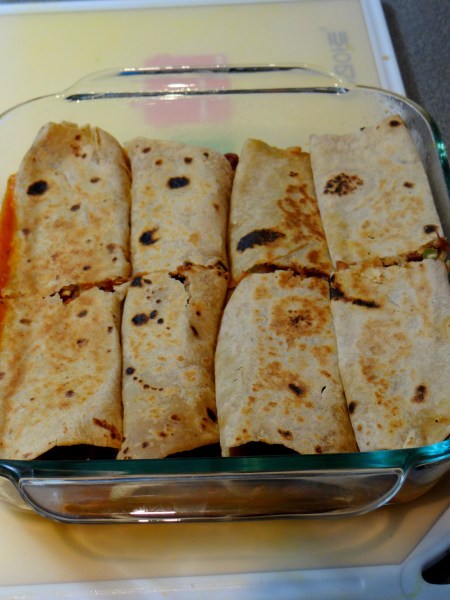 Roti Bean Enchiladas | Berries-Greens 'N More